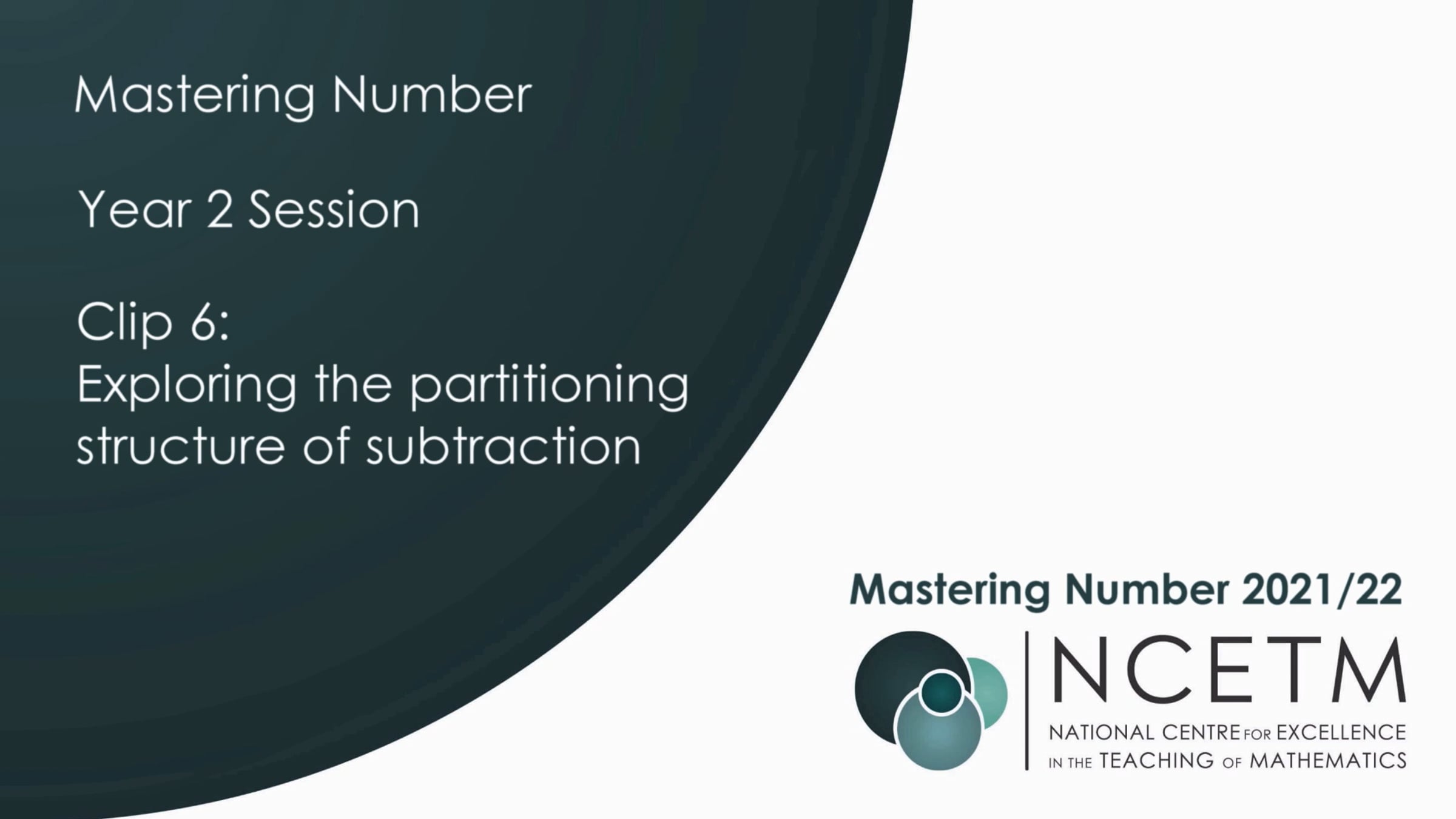 Exploring the partitioning structure of subtraction