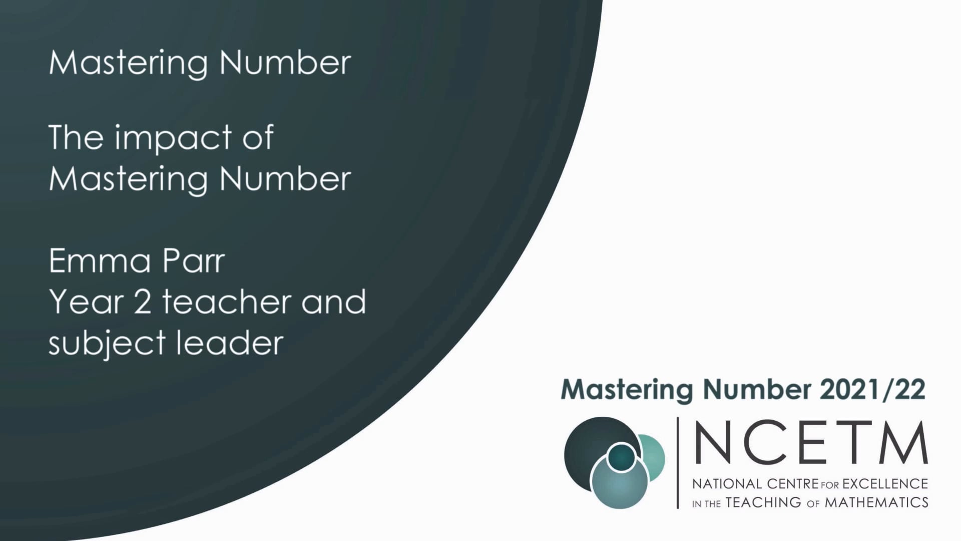 Mastering Number at Reception and KS1 | londonthames
