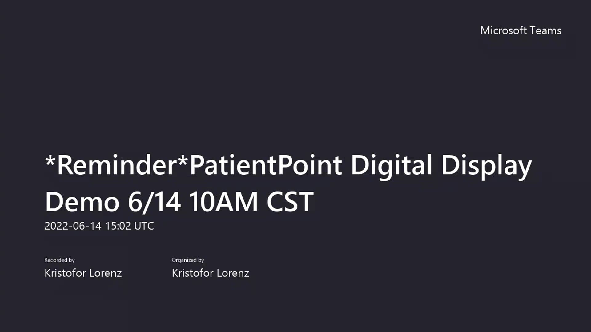 _Reminder_PatientPoint Digital Display Demo 6_14 10AM CST-20220614 ...