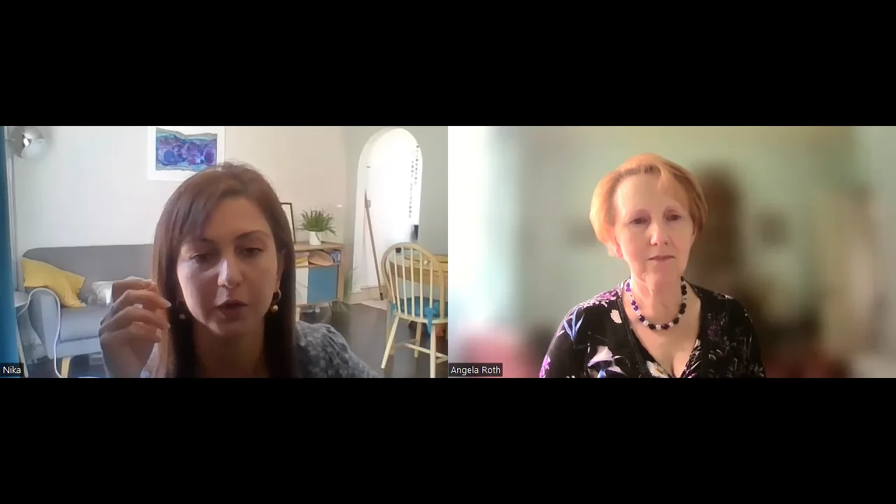 Angela Roth speaks with Nika - Why your relationship with yourself is ...