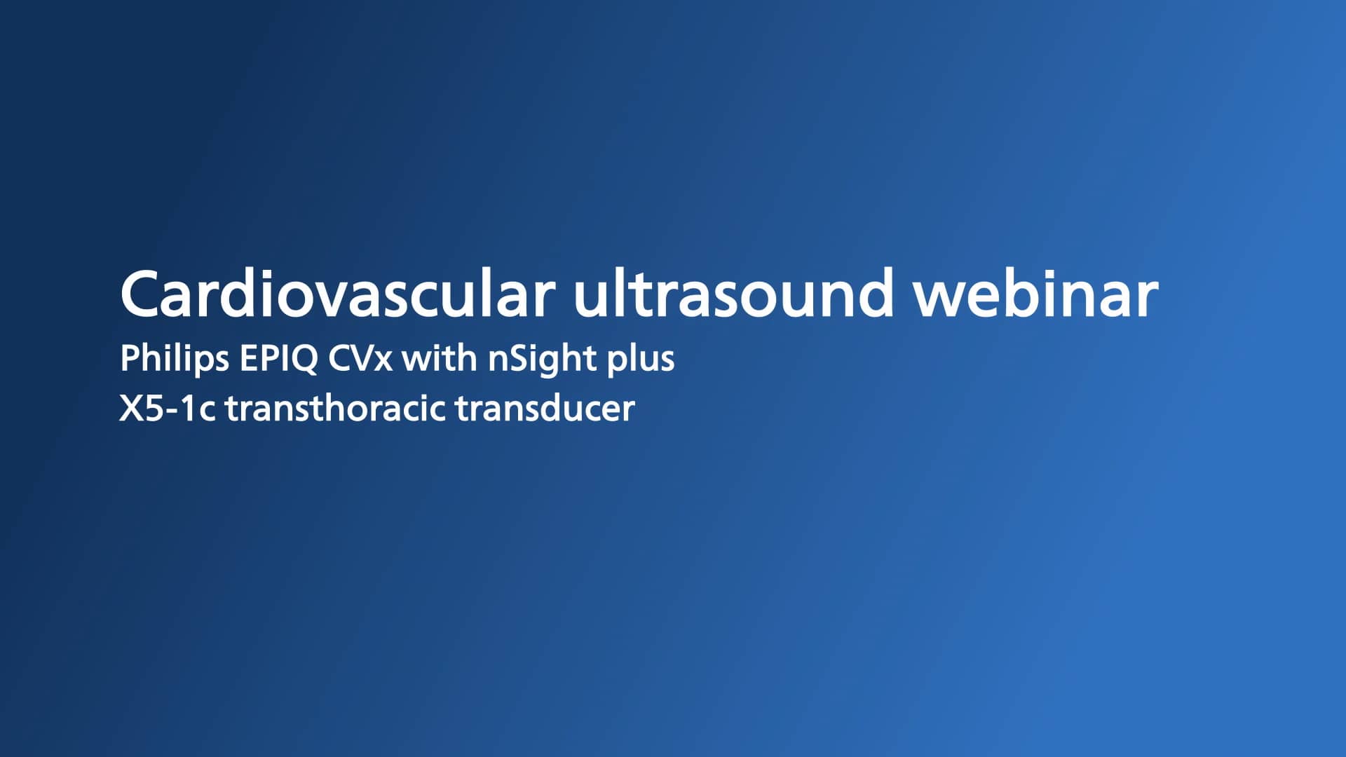 Philips CV Webinar on Vimeo