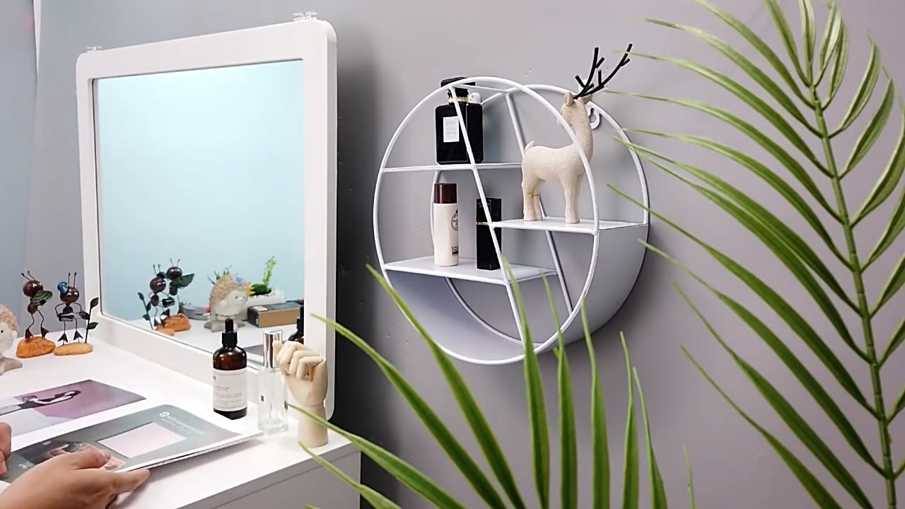 nordic_modern_minimalist_metal_rack_storage_box_wall_display_stand_home ...