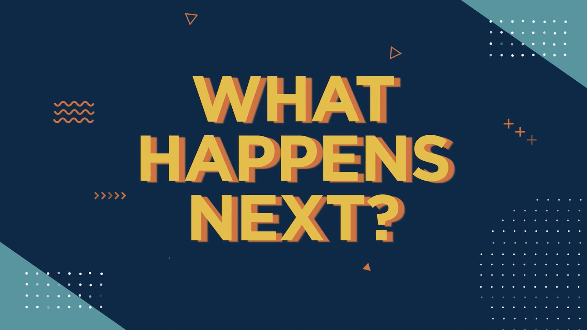 What Happens Next | Activity Video on Vimeo