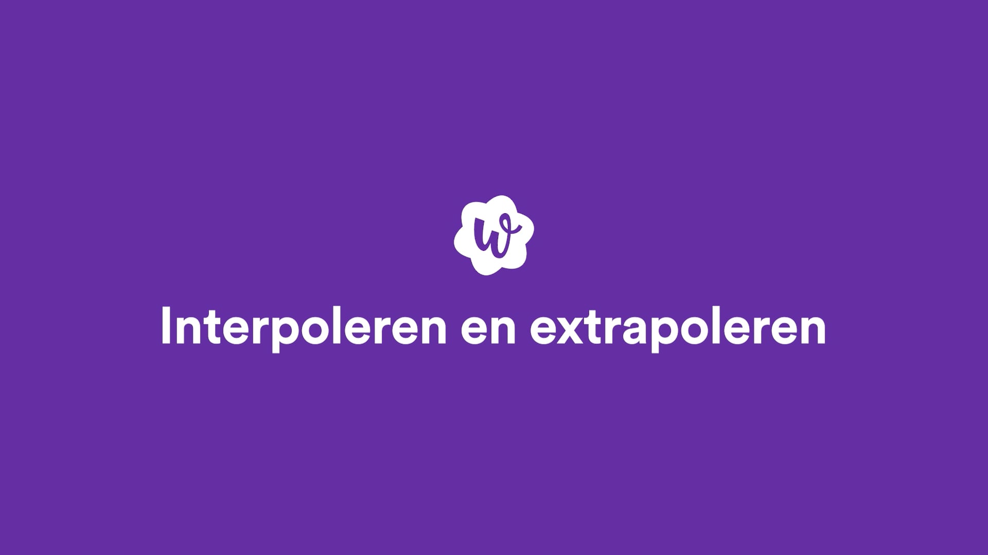 Interpoleren en extrapoleren oefenen | StudyGo