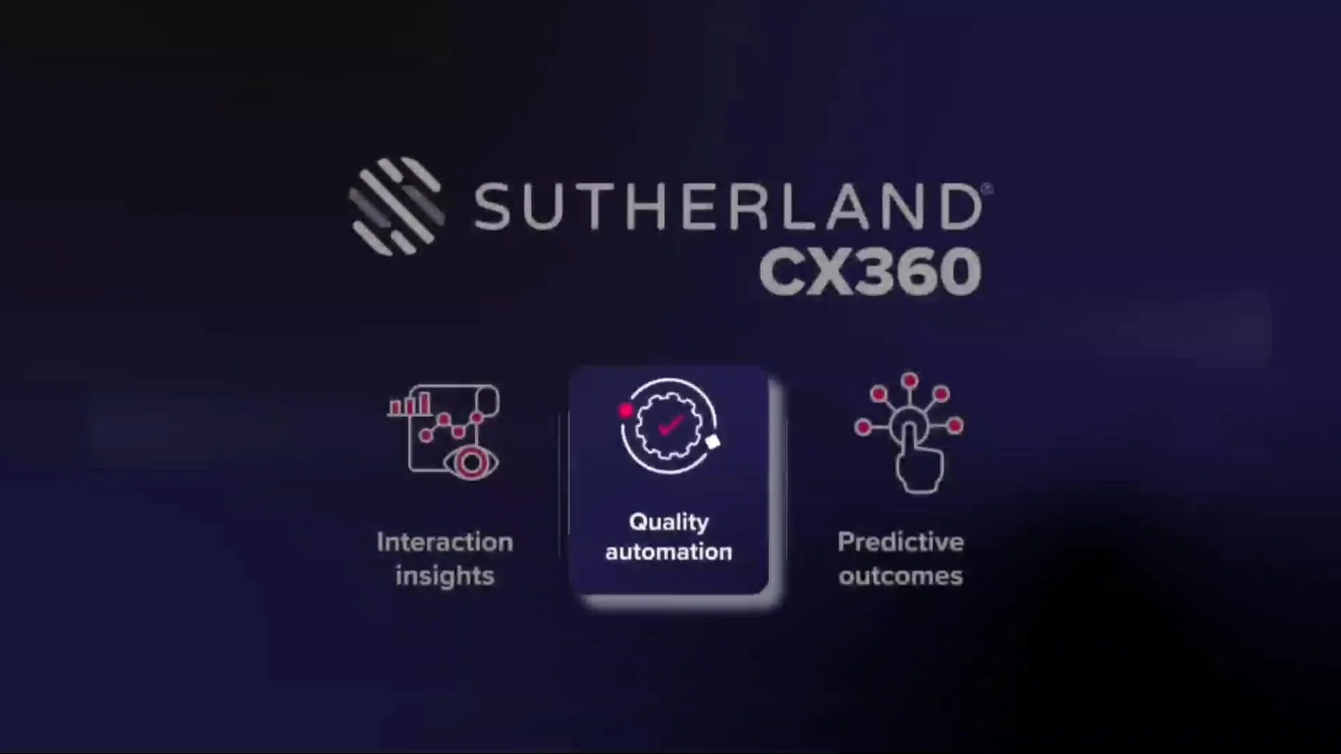 Sutherland CX360 - Quality automation explainer on Vimeo