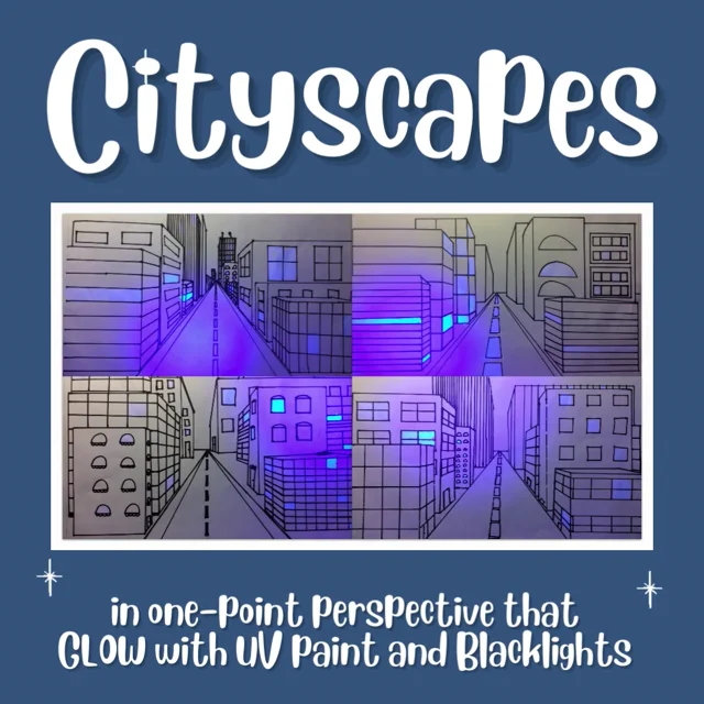 2 Point Perspective Cityscape In Color