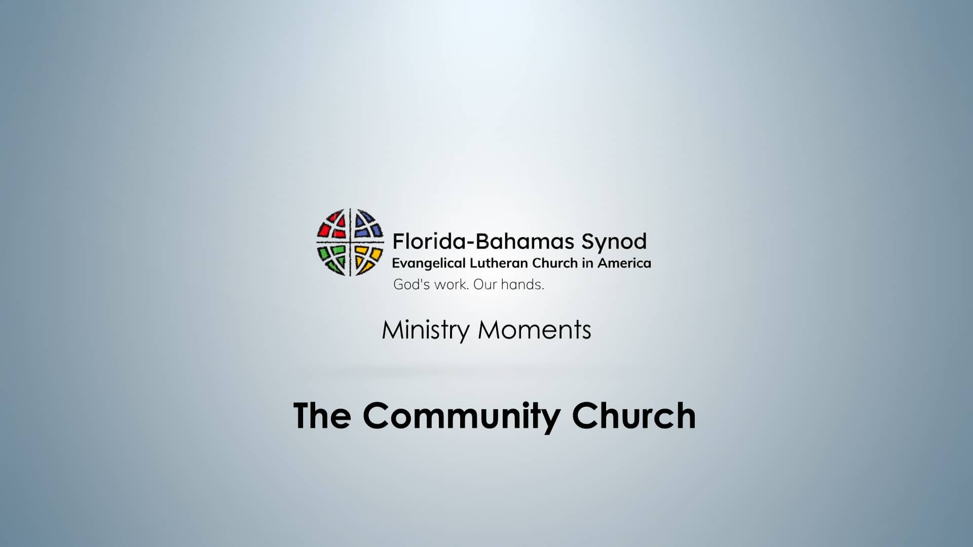 Ministry Moment: The Community Church on Vimeo