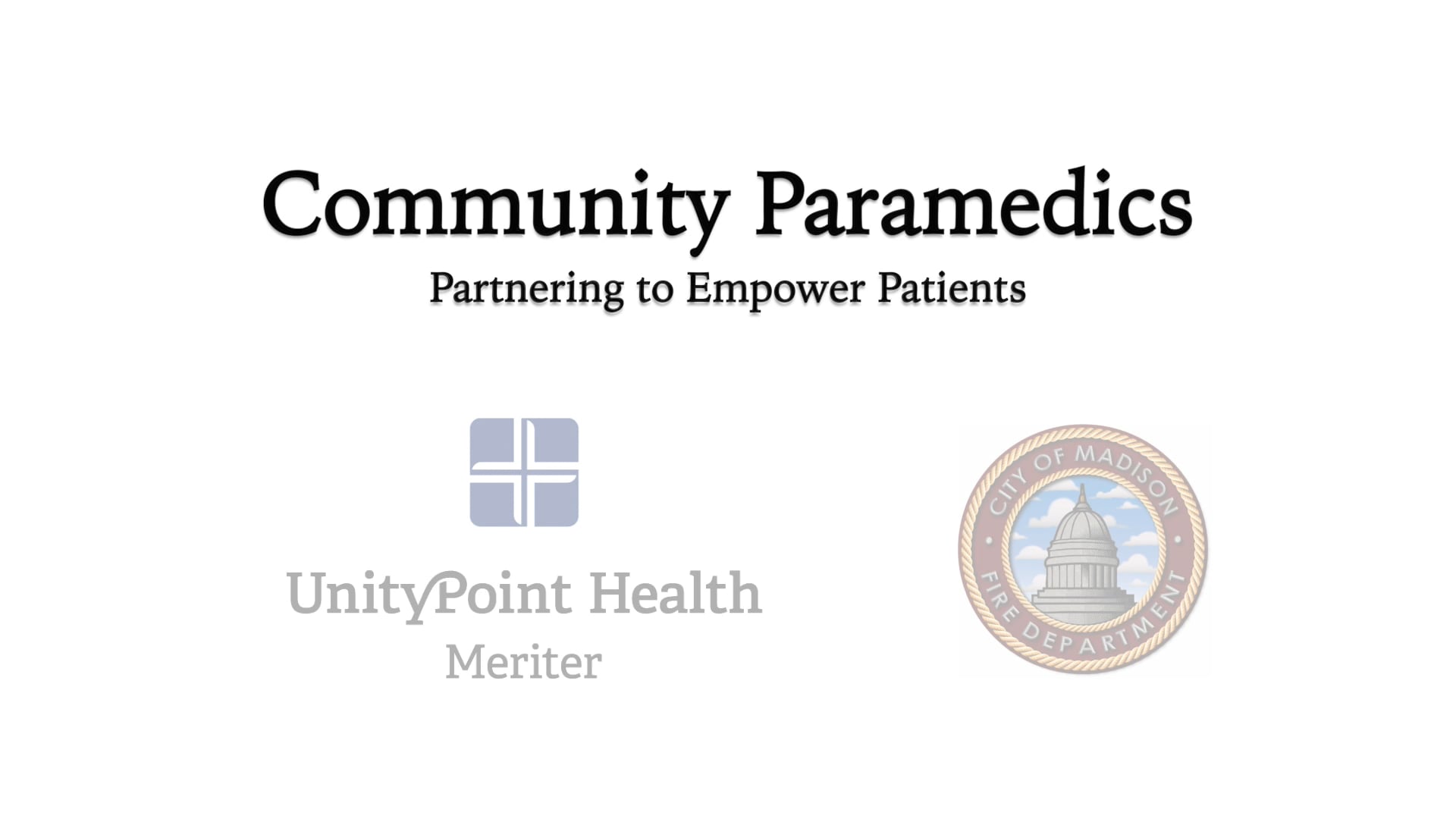 Community Paramedicine Program on Vimeo