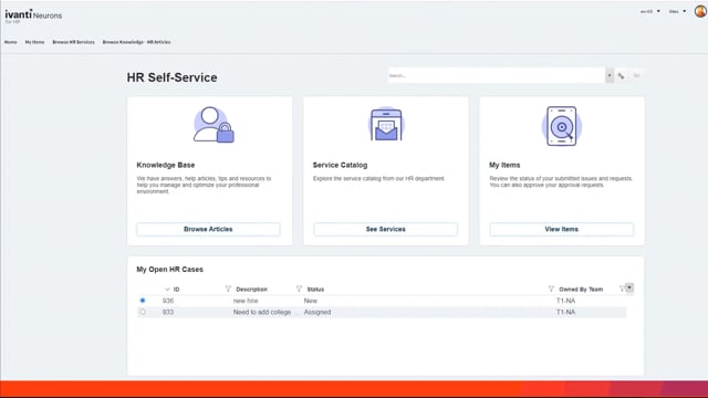 Ivanti Neurons for HR | Ivanti