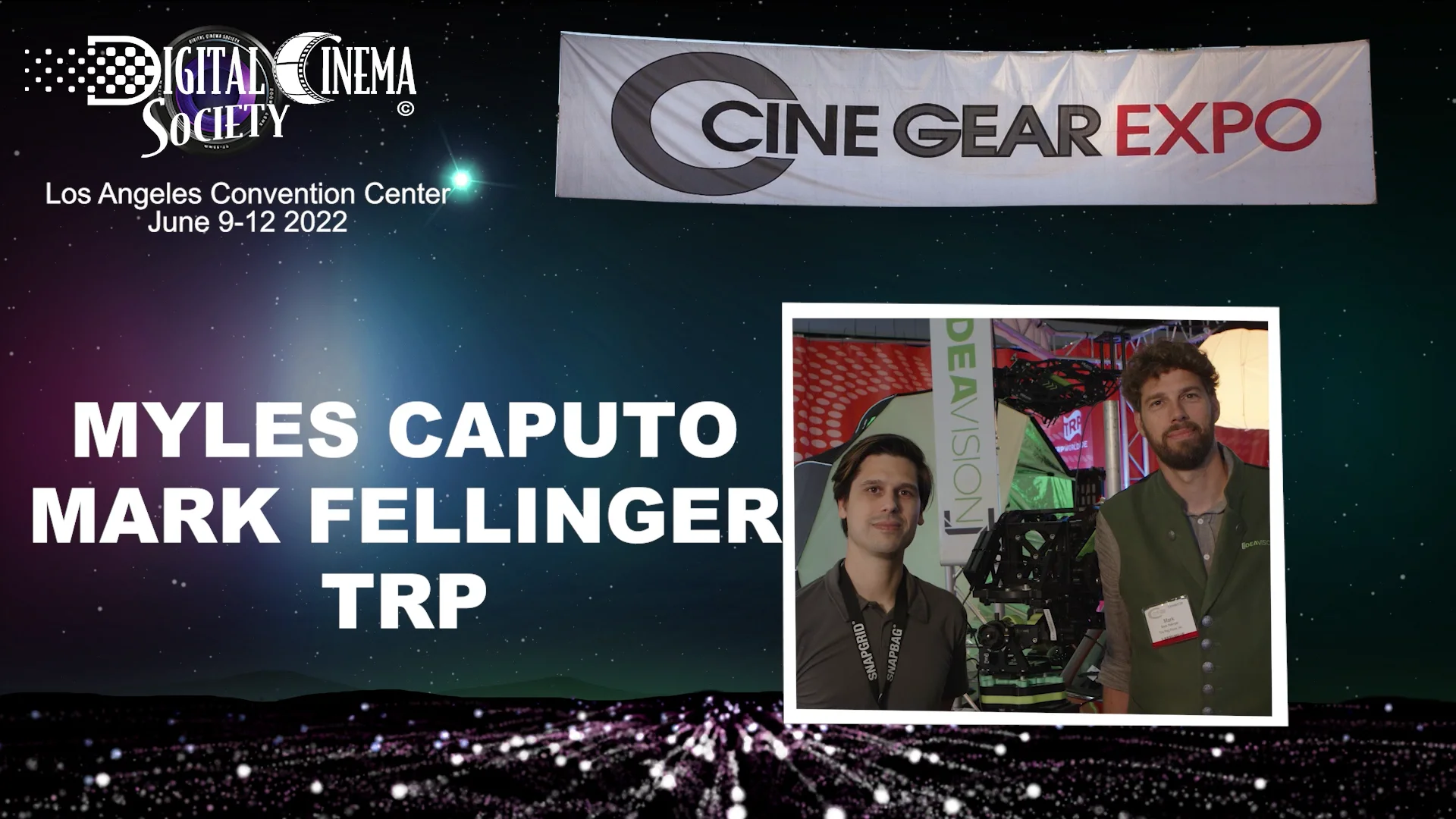 DCS CINE GEAR 2022 - TRP- IDEAVISION Car Mount System @ Cine Gear 2022 ...