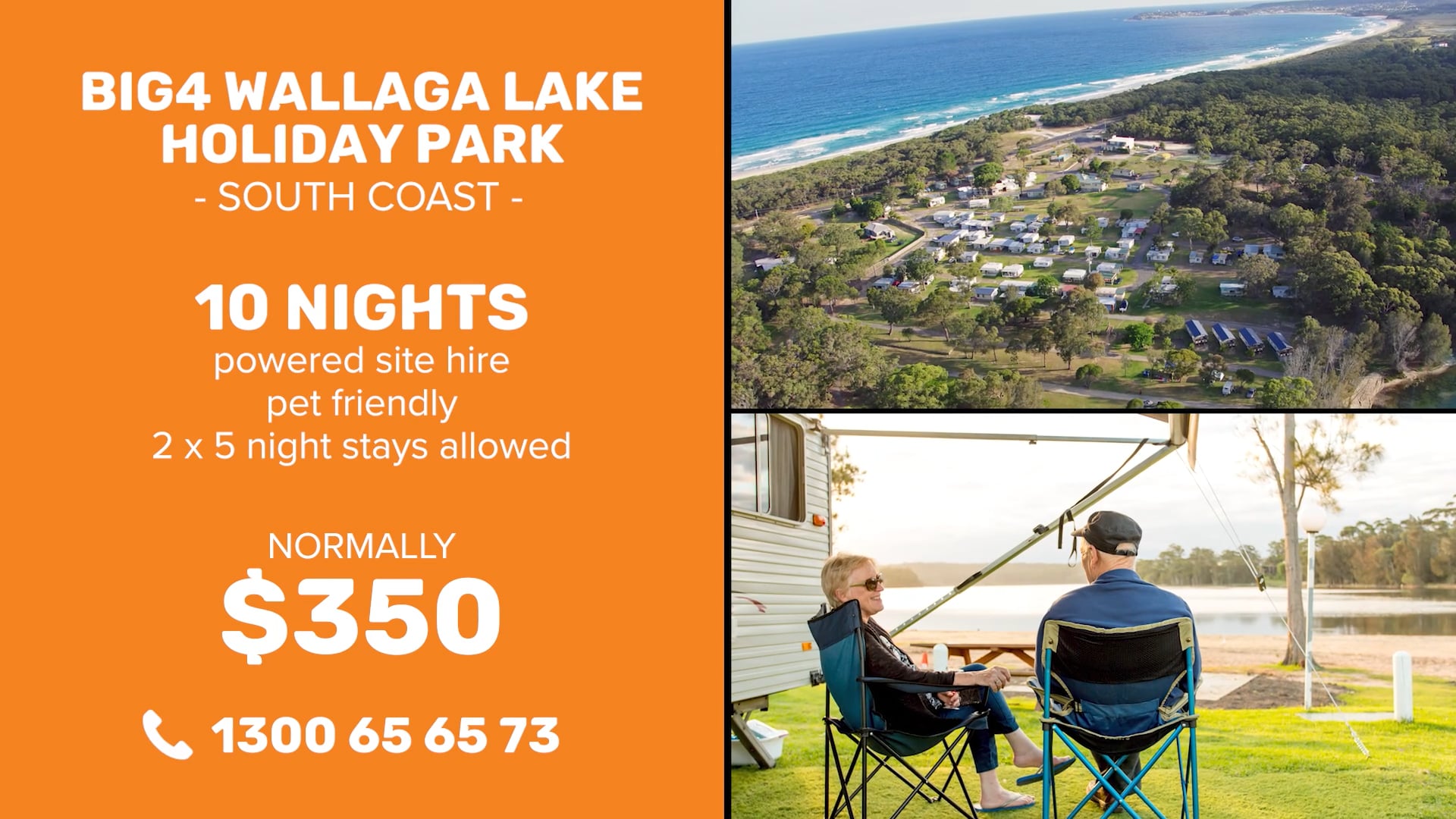 BIG4 Wallaga Lake Holiday Park, South Coast, NSW on Vimeo
