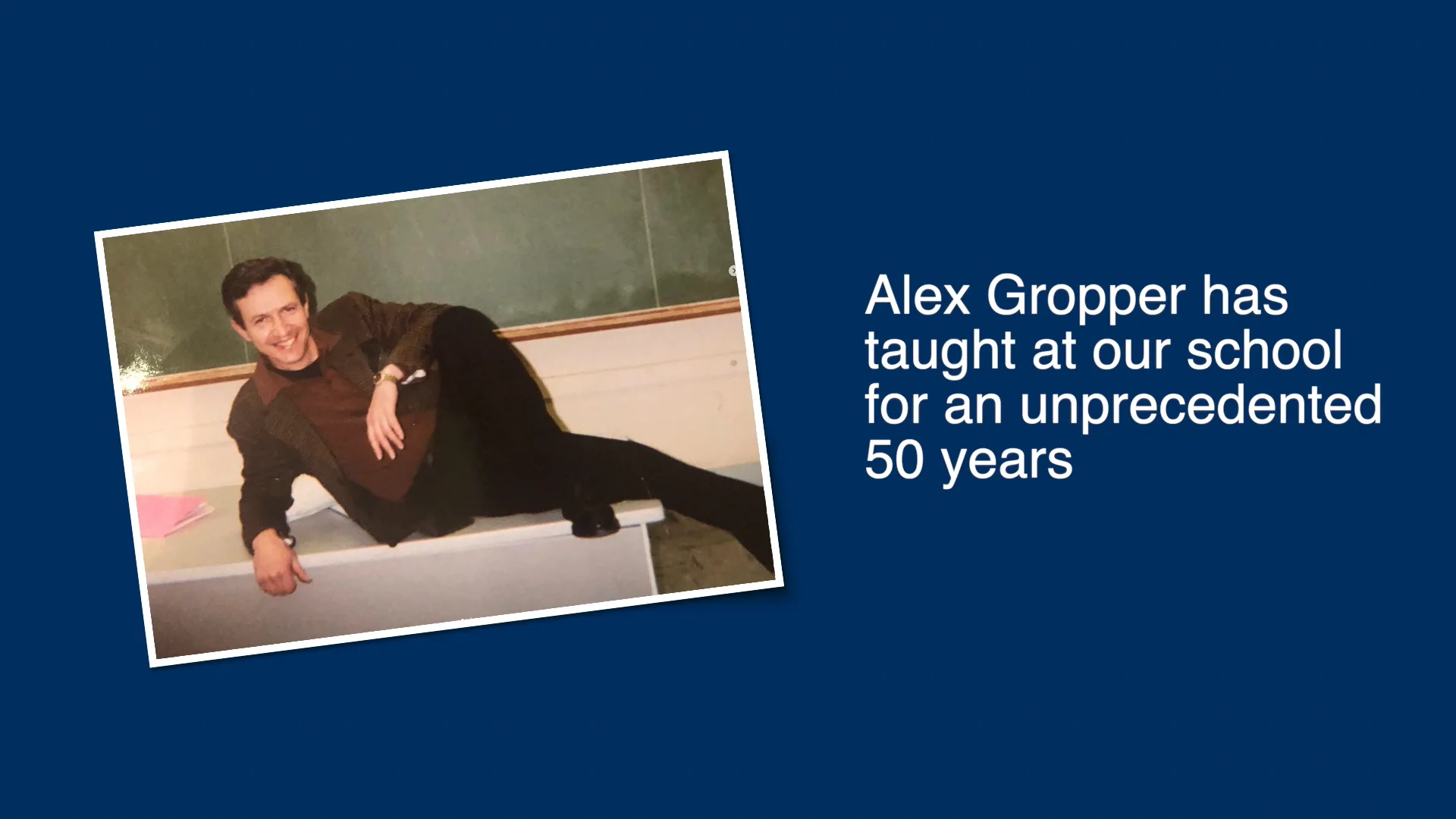Alex Gropper Tribute Video on Vimeo