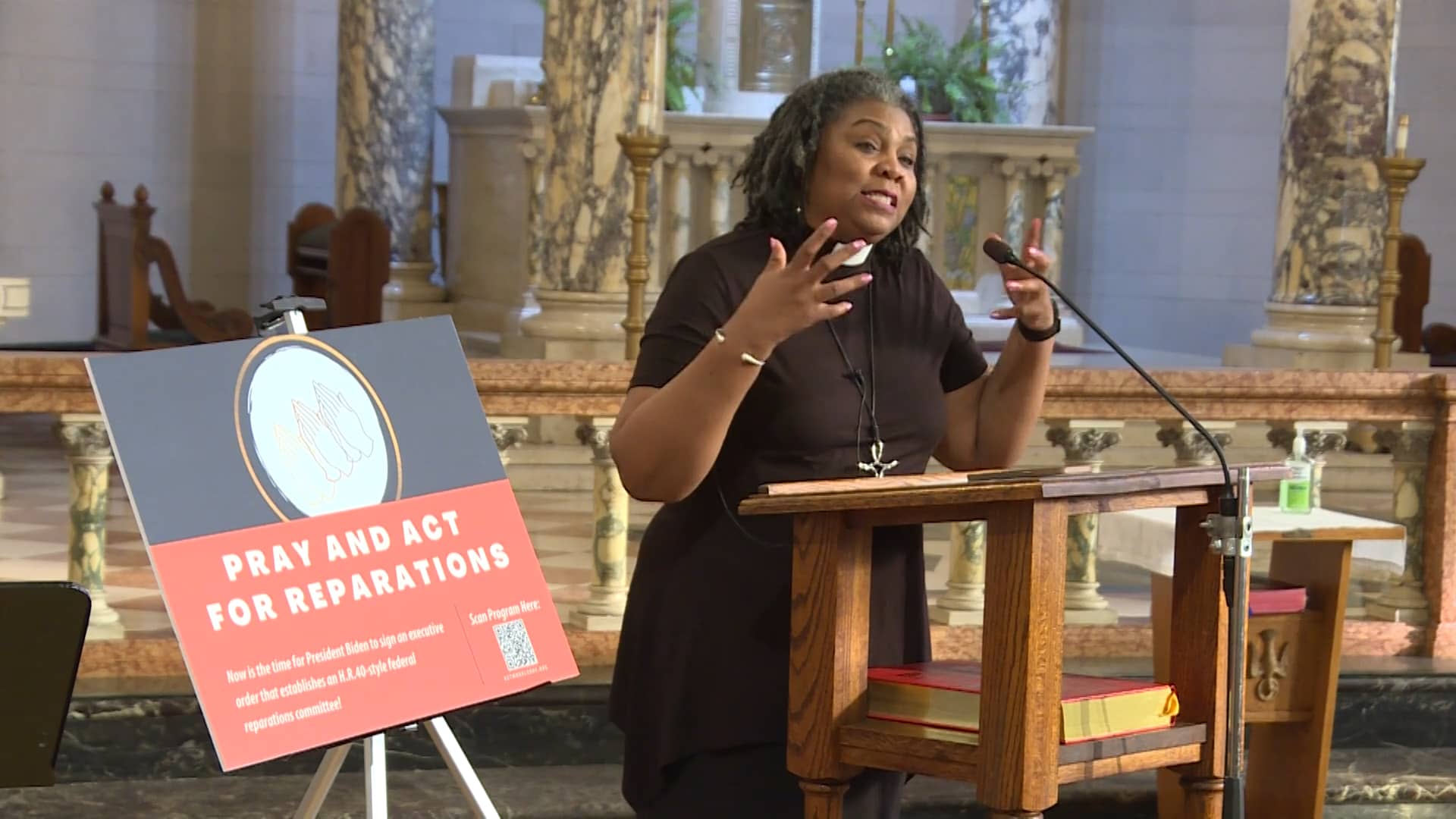 Black Reparations / H.R. 40 Vigil in Cleveland - Rev. Traci Blackmon ...