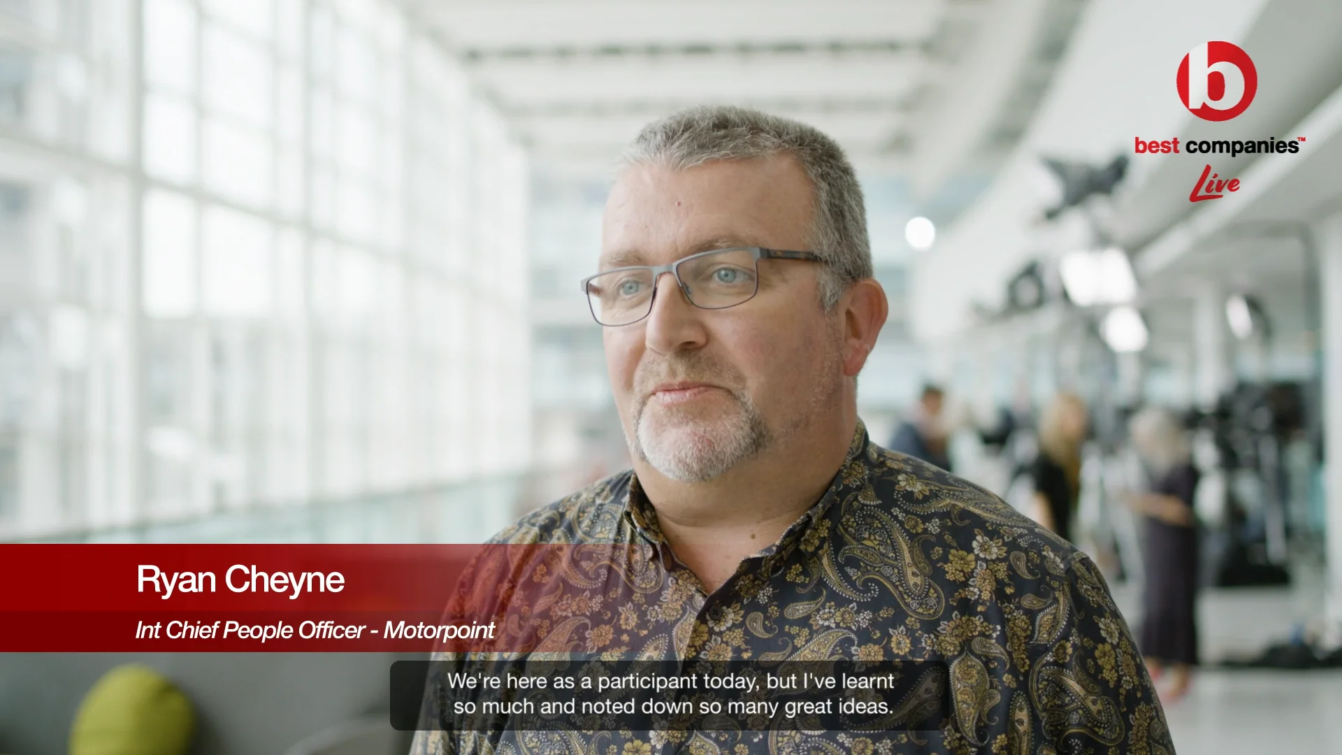 Interview - Ryan Cheyne --Int Chief People Officer, Motorpoint - steal ...