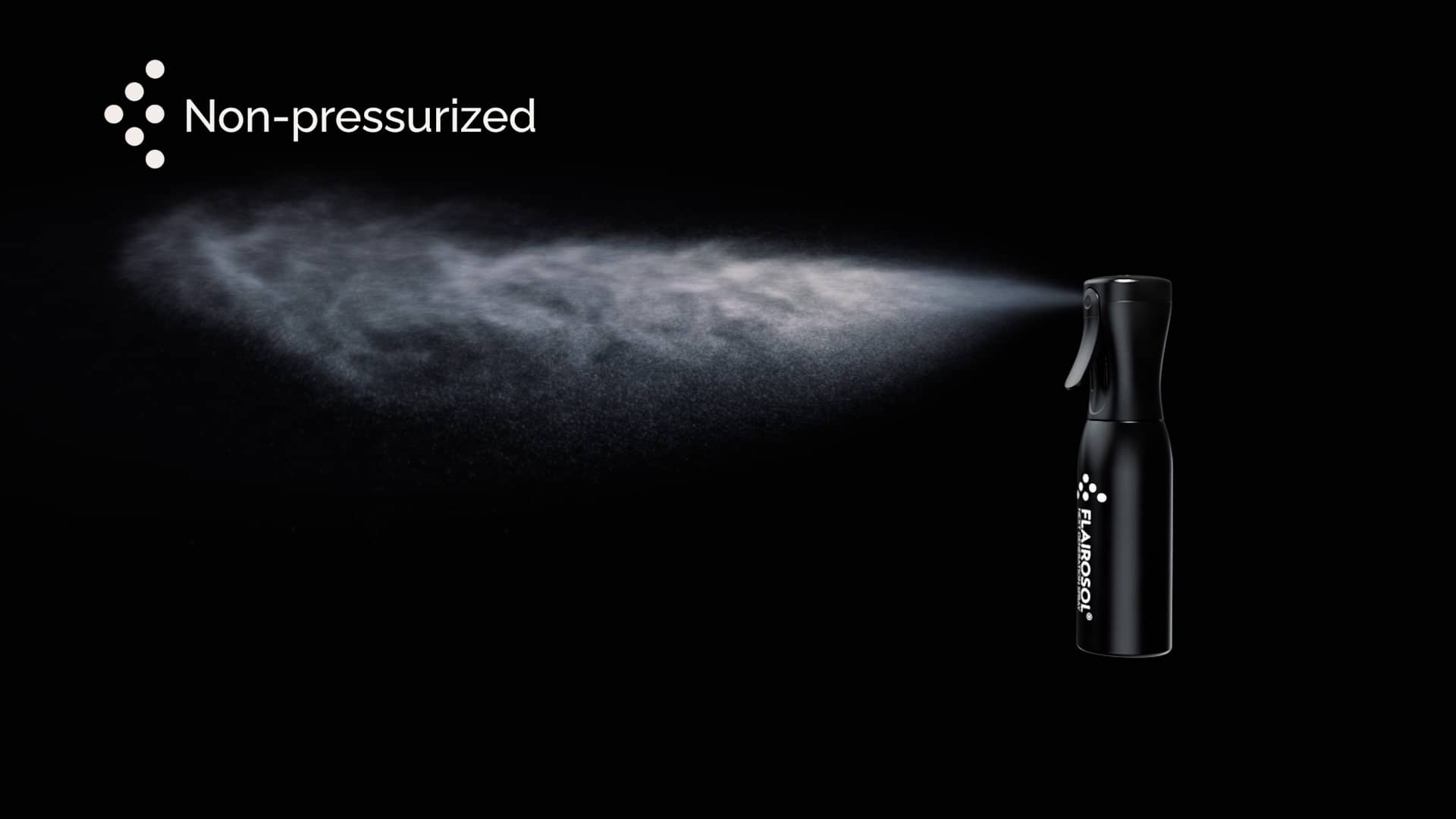 Flairosol for personal care - Continuous spray on Vimeo