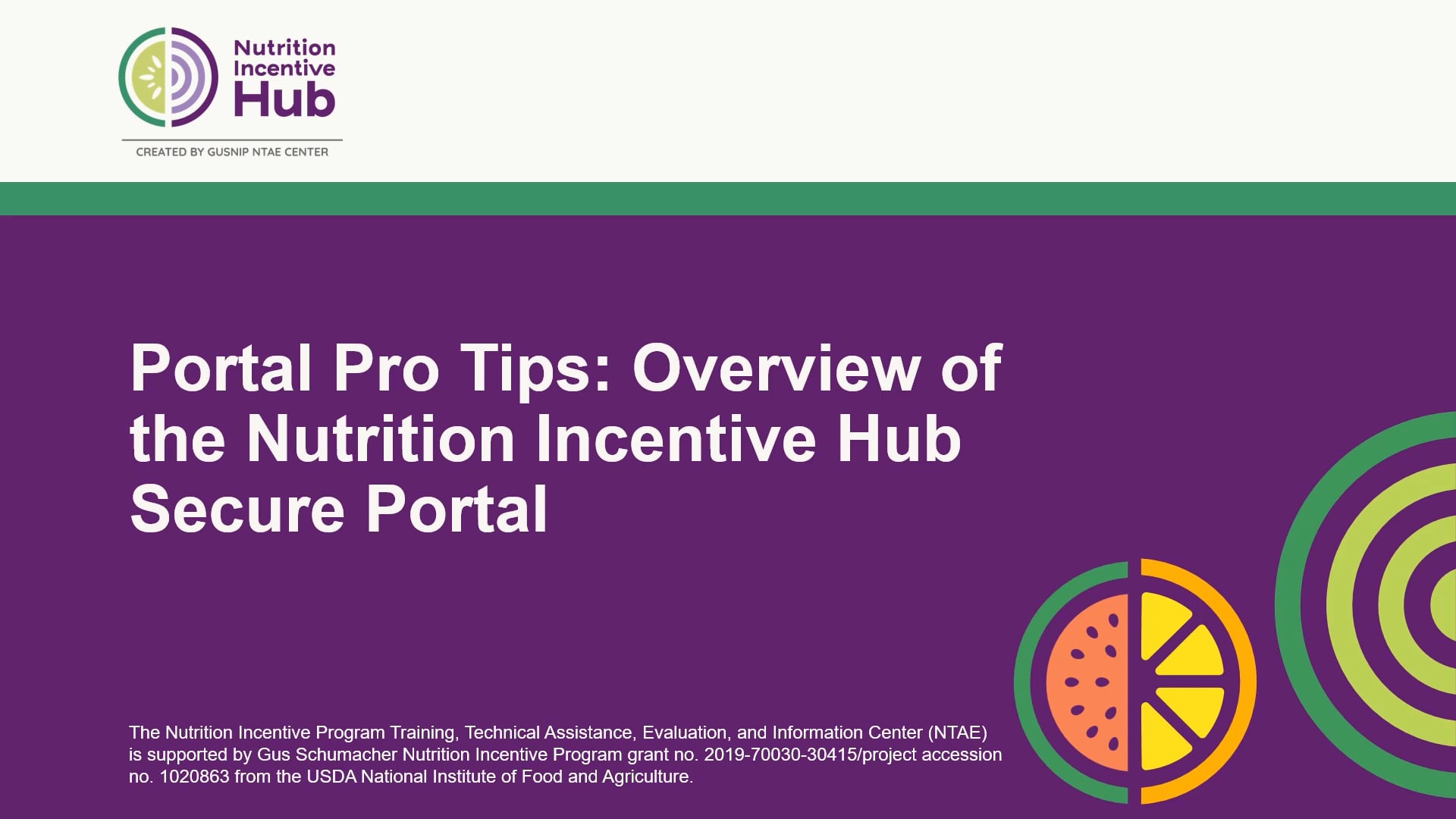 Portal Pro Tip Video: Submitting, Viewing, Editing, and Exporting ...