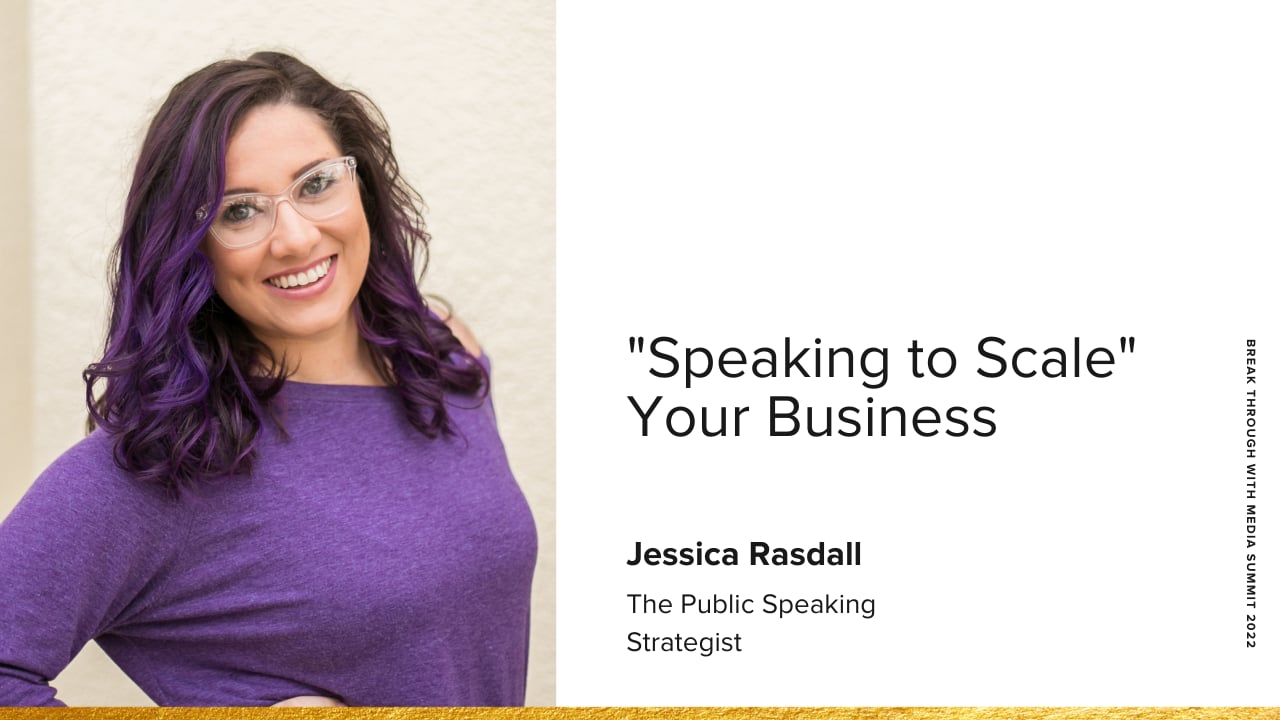Day 2 - the Skillsets - Speaking To Scale Your Business w Jessica ...