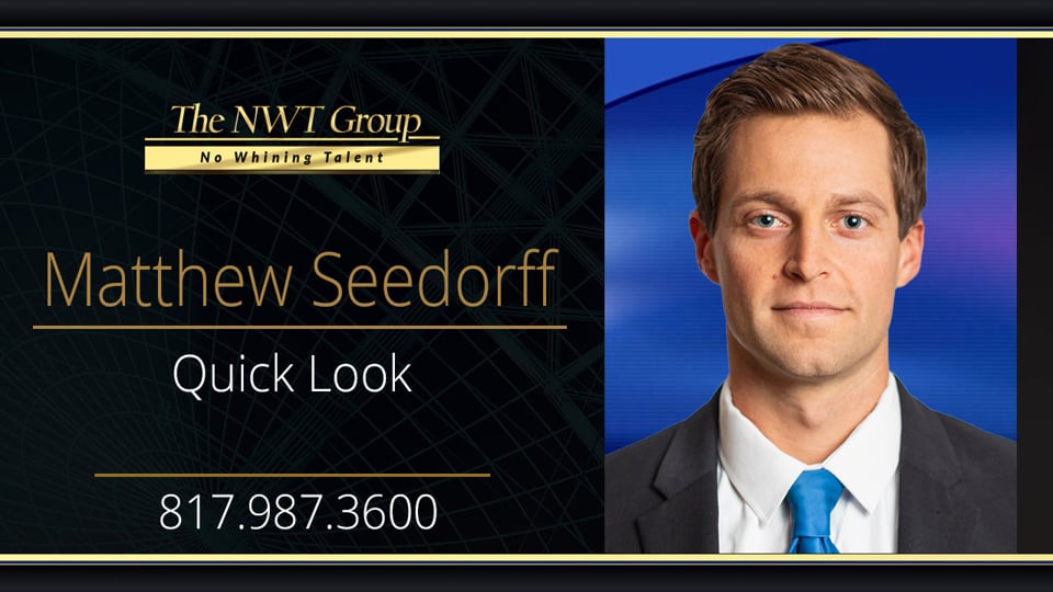 Matthew Seedorff: KRIV Reporter - Houston | nwtgroup.com