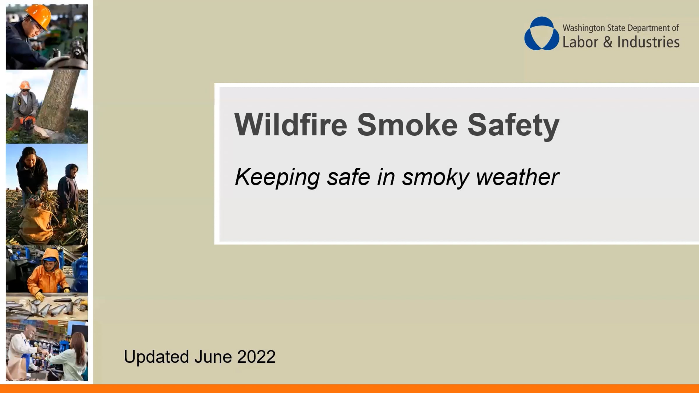 Wildfire Smoke Training - 6172022