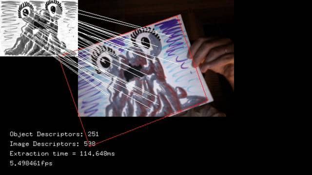 openFrameworks & OpenCV SURF on Vimeo