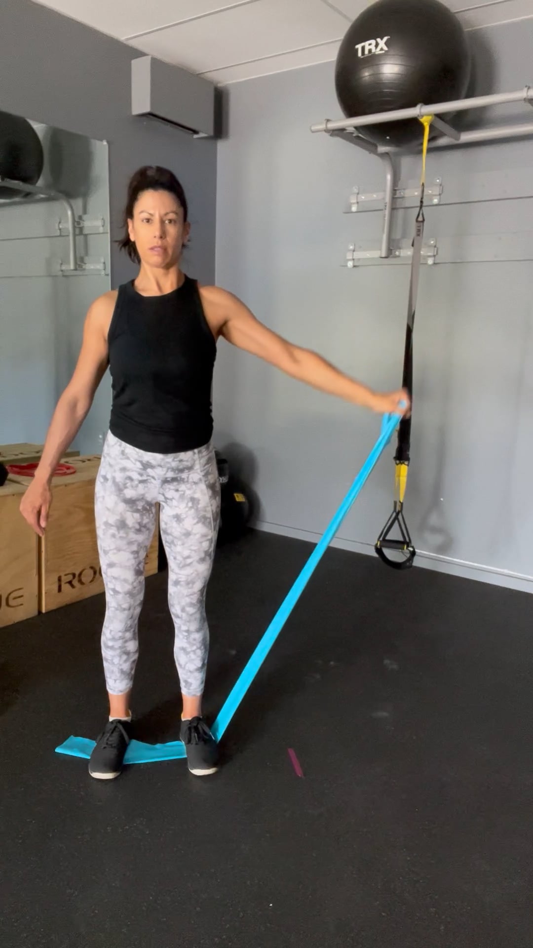 Theraband Single-Arm Lateral Raise on Vimeo