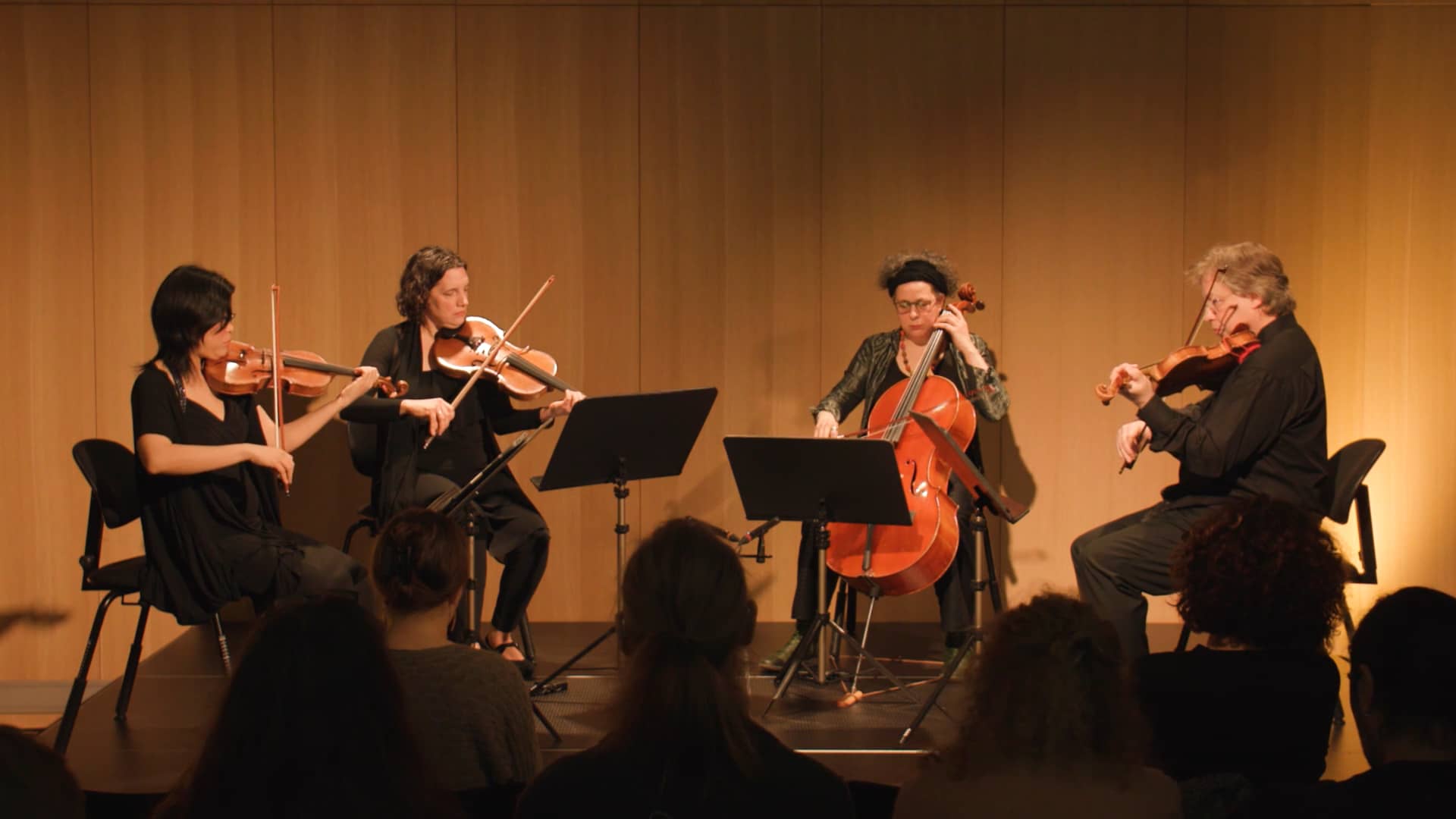 Only Connect 2022: Quatuor Bozzini / Jürg Frey: String Quartet No. 4 on Vimeo