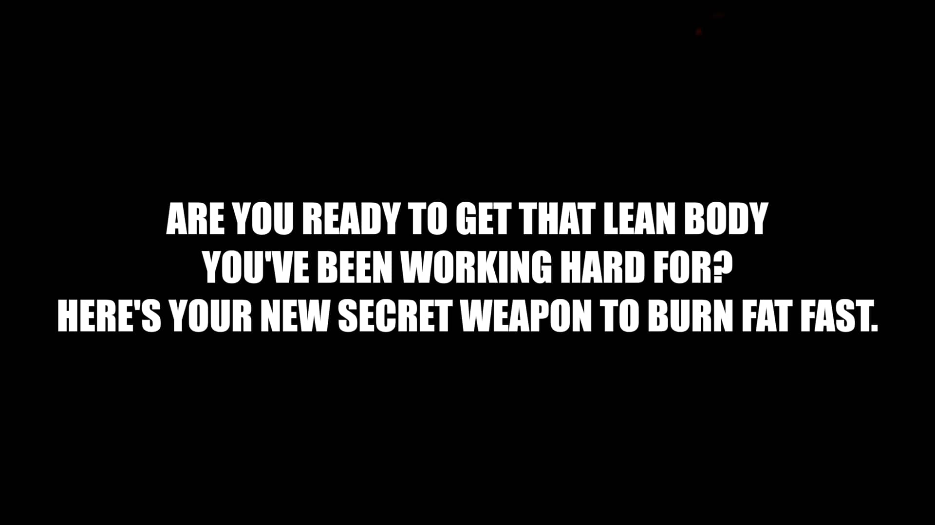 C-Burn Official Commercial - lean body on Vimeo