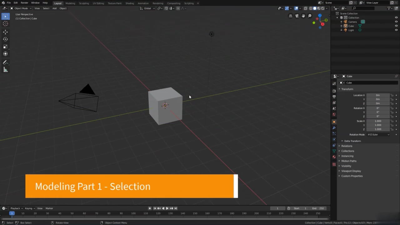 5 Modeling Part 1 - Selecting on Vimeo