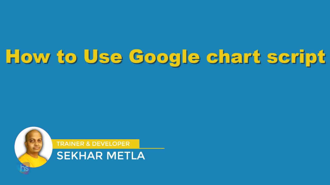 20b How to Use Google chart script on Vimeo