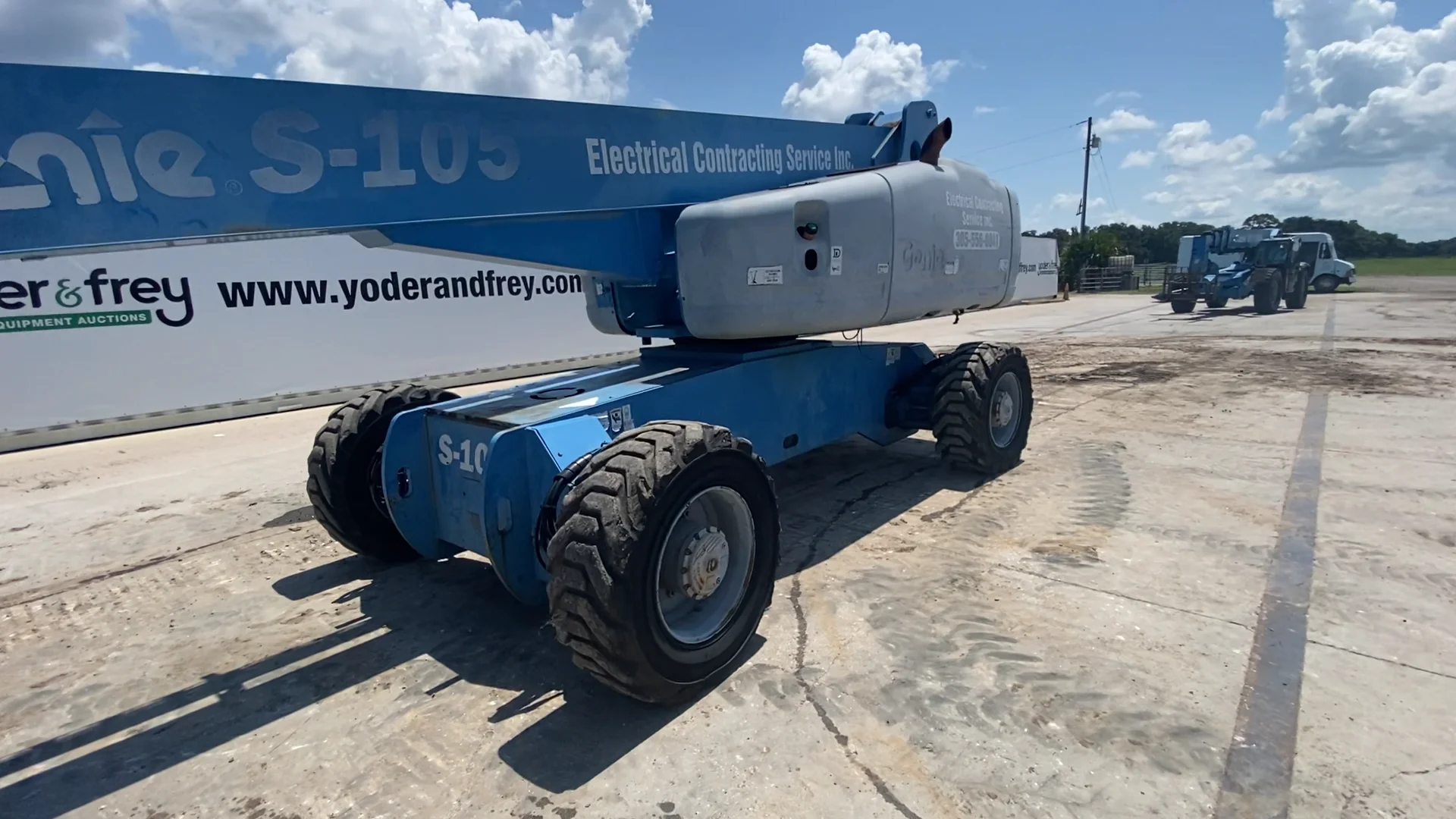 Yoder & Frey - Genie S105 4x4 Wheeled Articulated Boom - Y&F - Florida ...