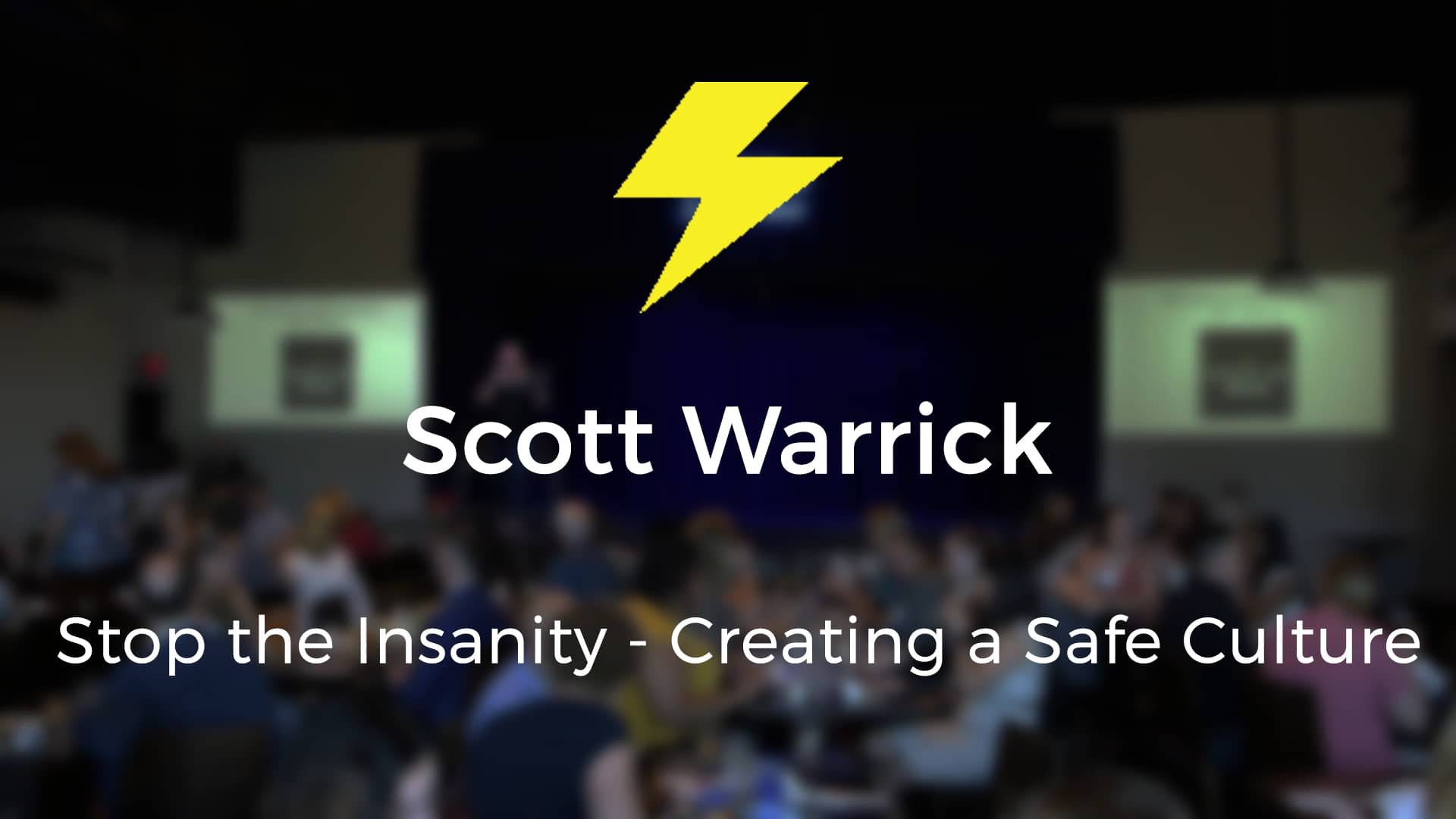 STOP THE INSANITY: Creating a SAFE Culture! | Scott Warrick | DisruptHR ...