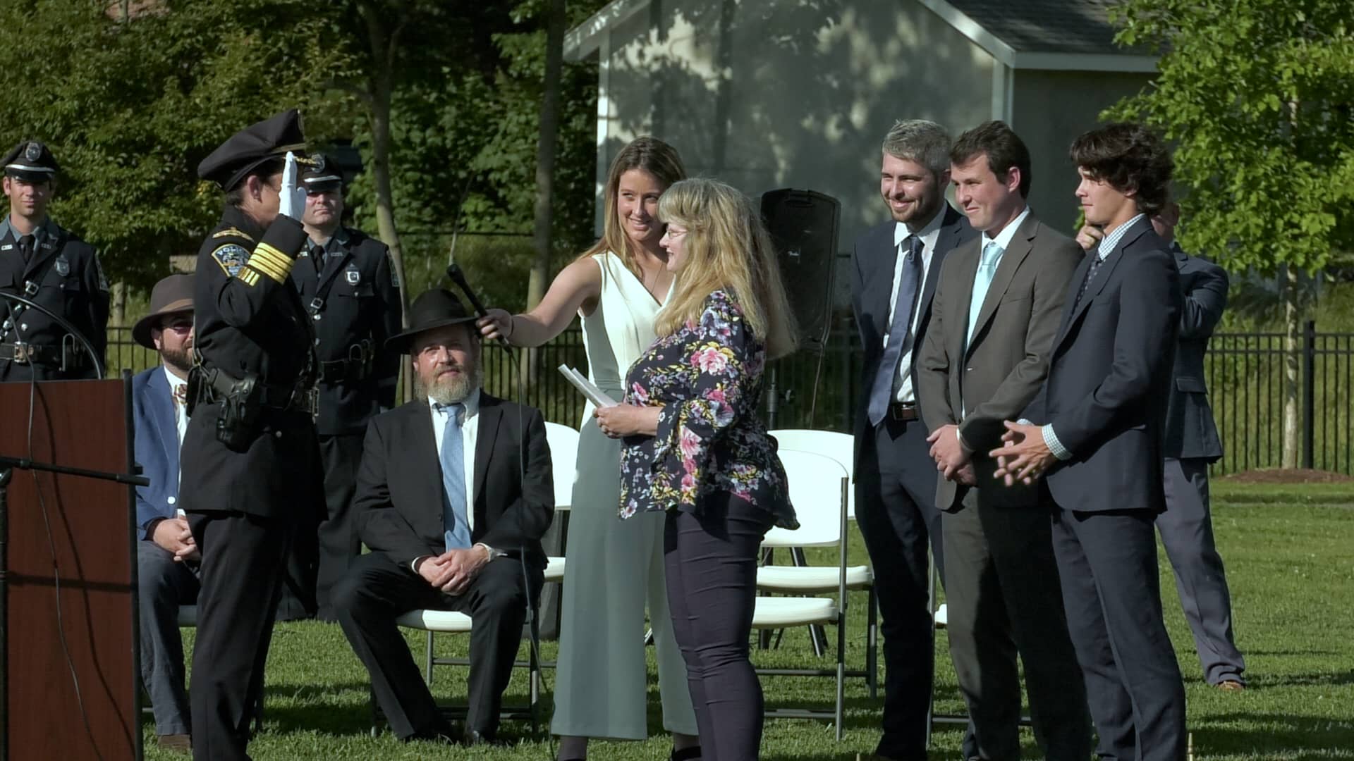 Chief Helena Rafferty ceremonial swearing-in ceremony at the Revere ...