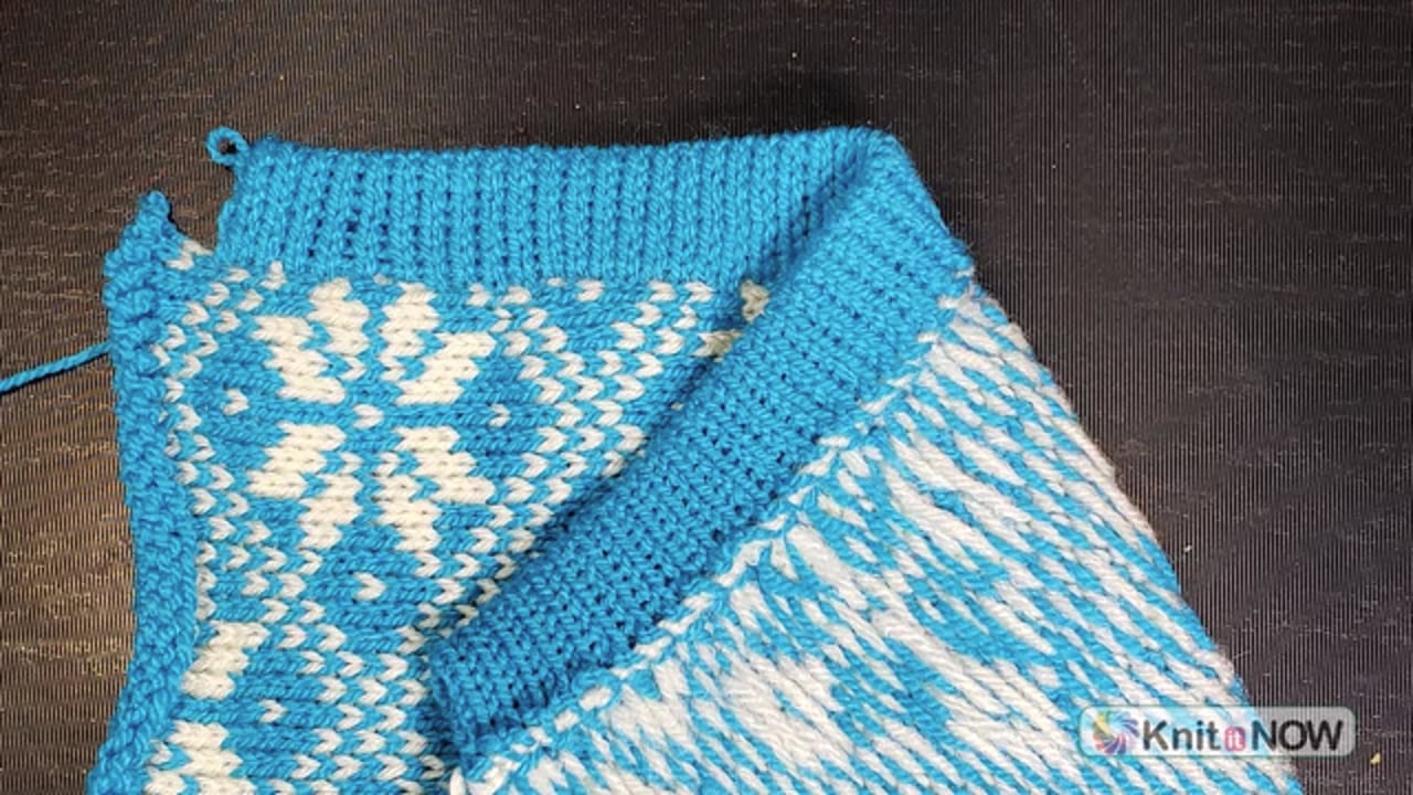 Traditional Double Button Band | Machine Knitting Tutorial