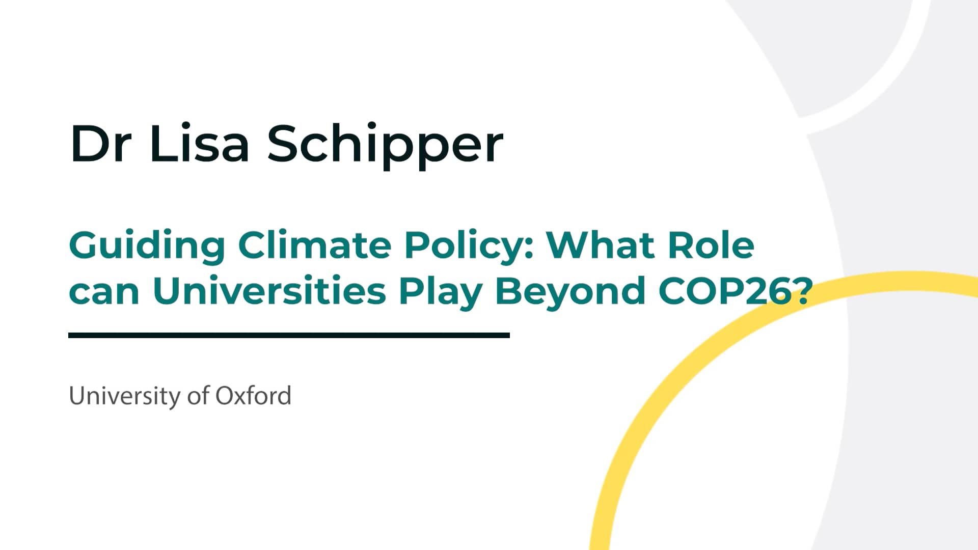 01 Lisa Schipper on Vimeo