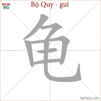 213-2J Bo Quy 龟 gui1