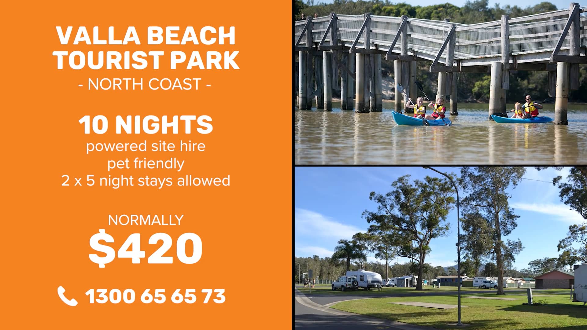 Valla Beach Holiday Park, North Coast, NSW on Vimeo