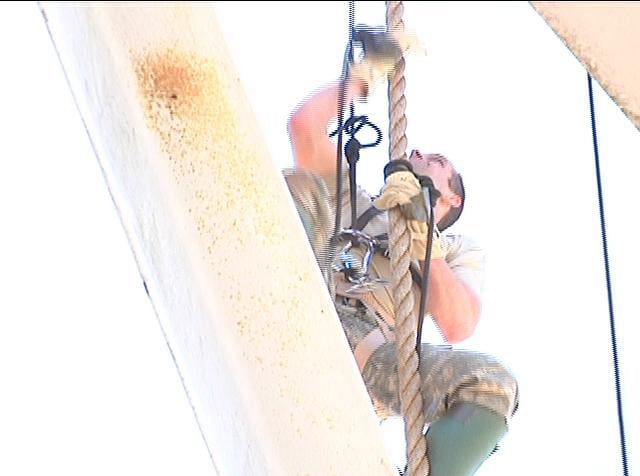 2011 Best Ranger Competition: Team 8, Day 2, Prusik climb on Vimeo