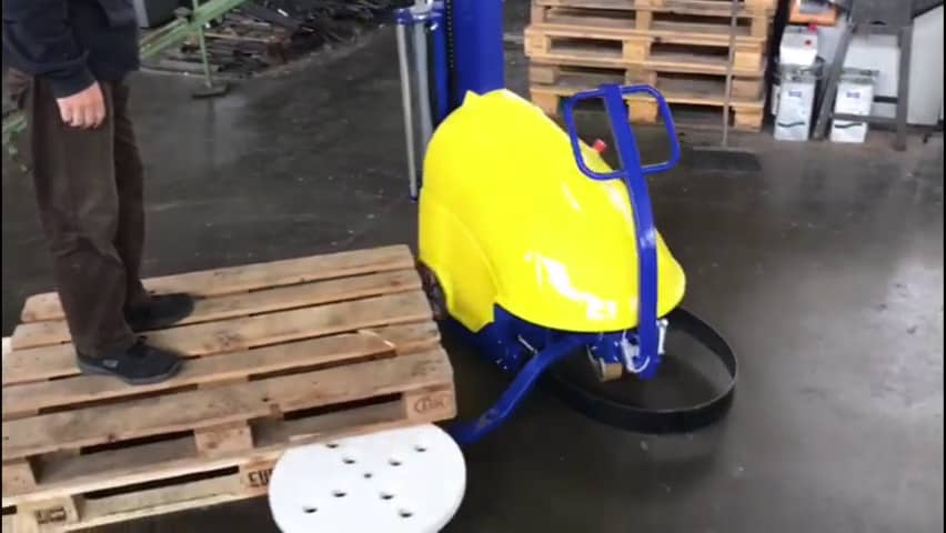 robot semovente avvolgitore di bancali LEONARDO SP - con ruota super ...