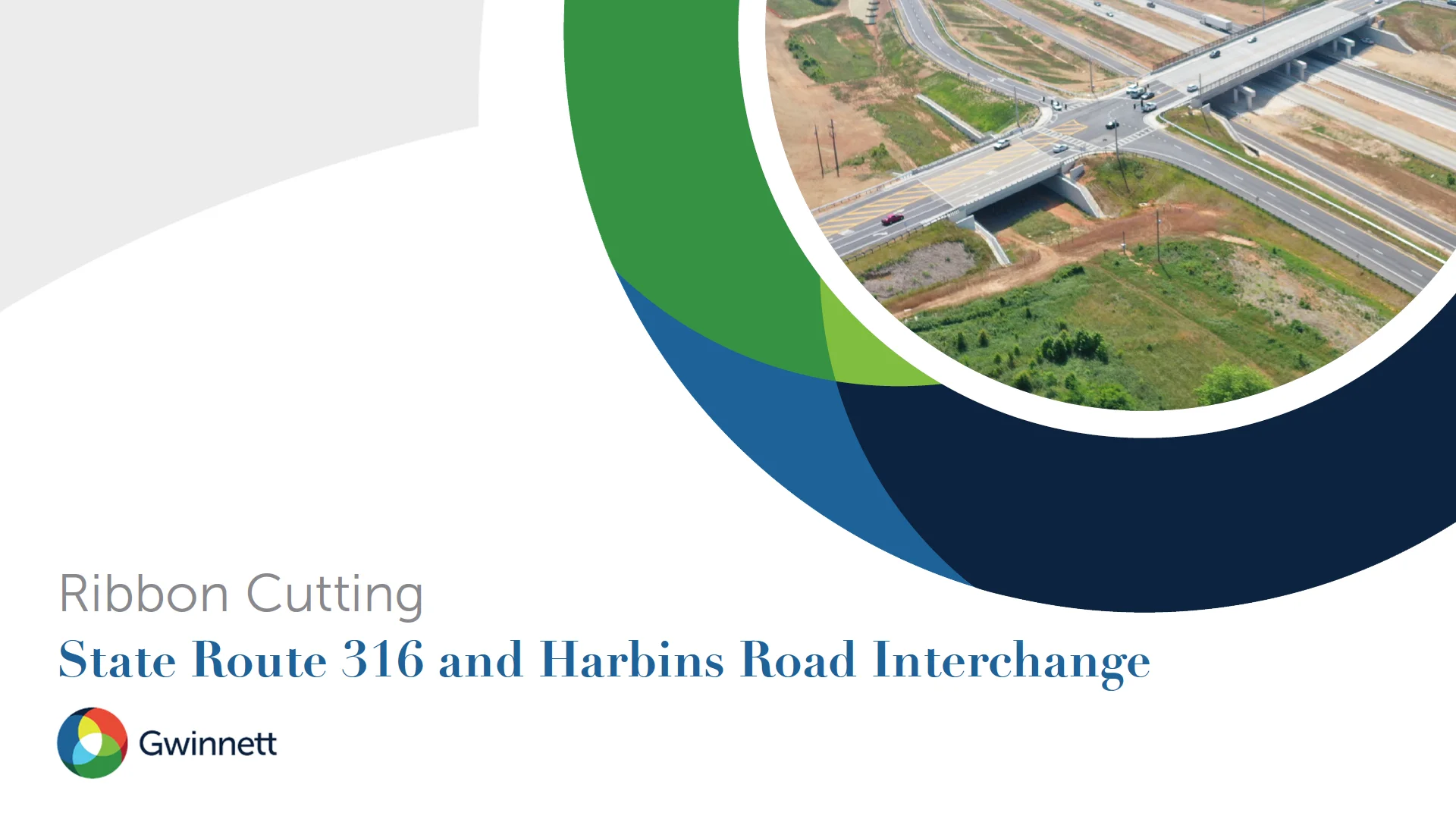 State Route 316 and Harbins Road Interchange Ribbon Cutting Ceremony