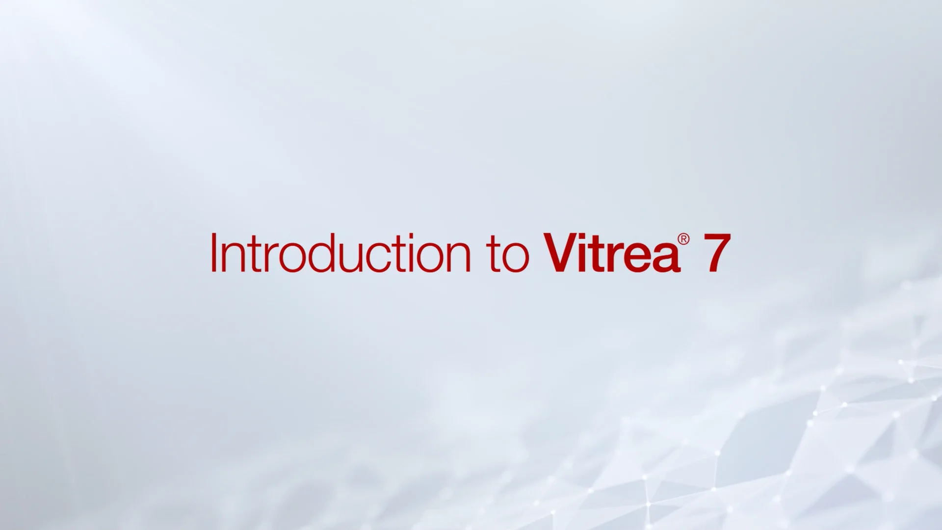 Vitrea Demonstrations | Introduction to Vitrea 7