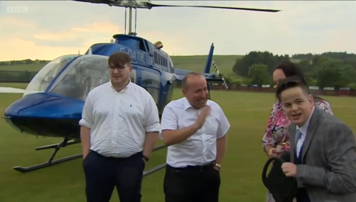 Dave Fishwick Flies Jason To His Prom In Helicopter.mp4 on Vimeo