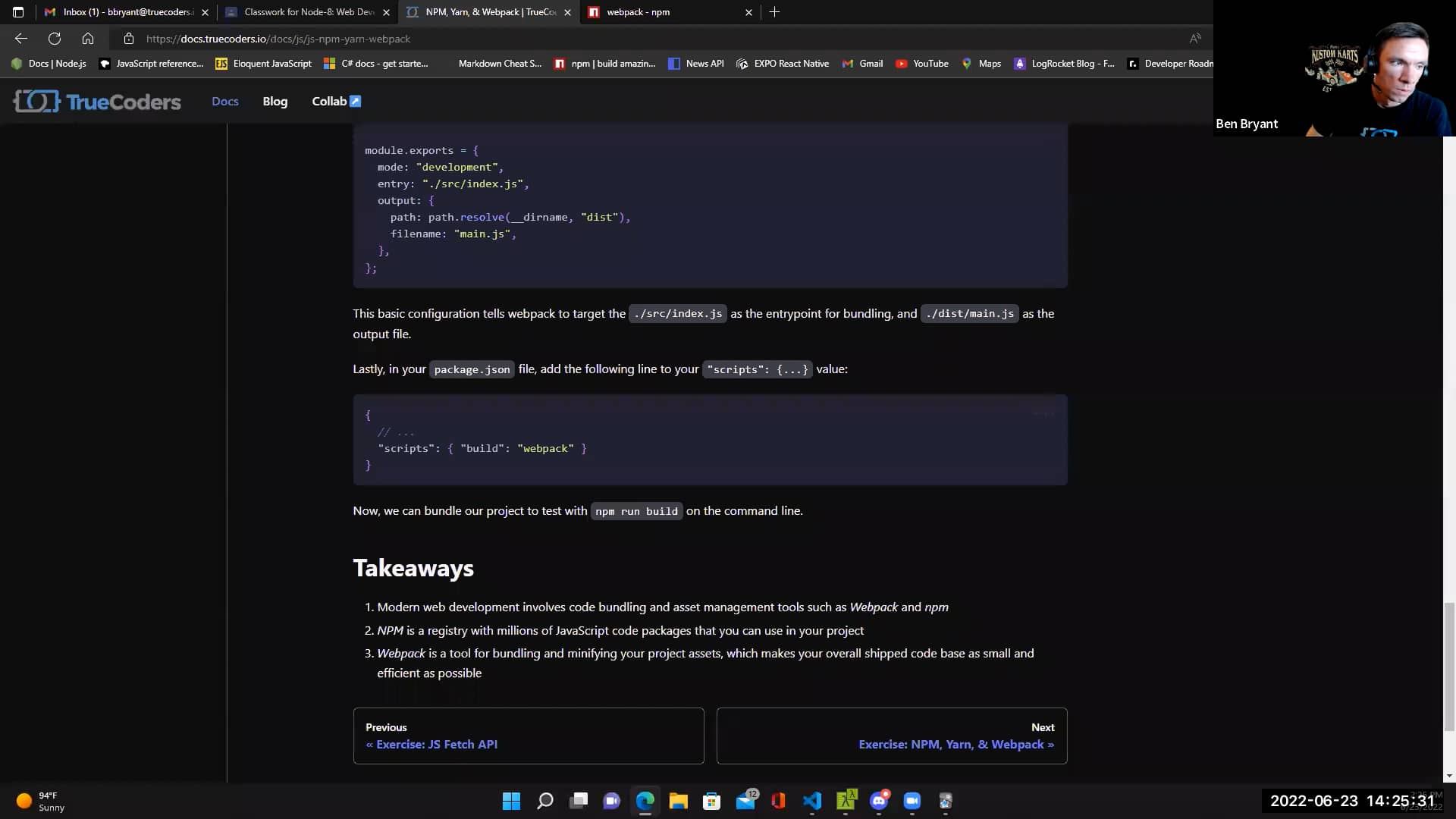 JS Modules Lesson on Vimeo