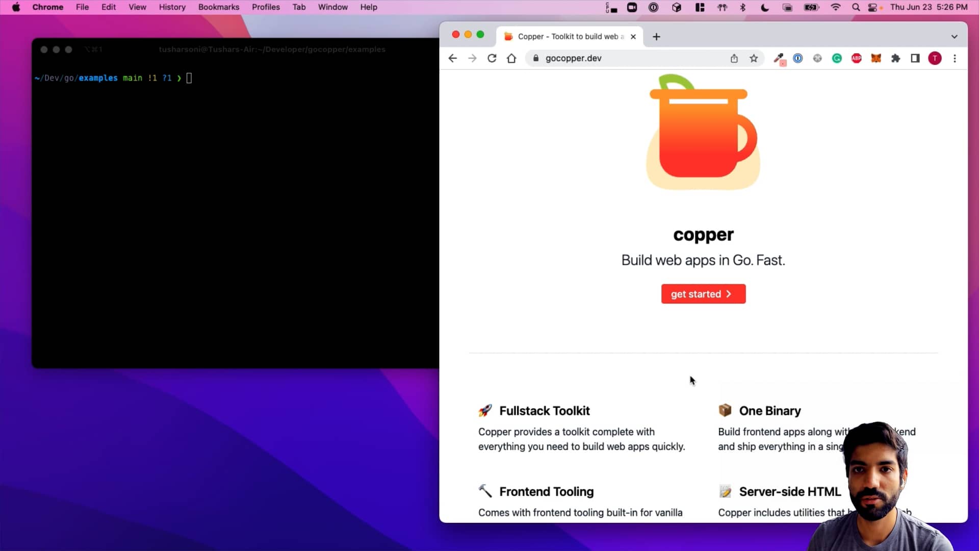 Copper Demo - Hacker News on Vimeo