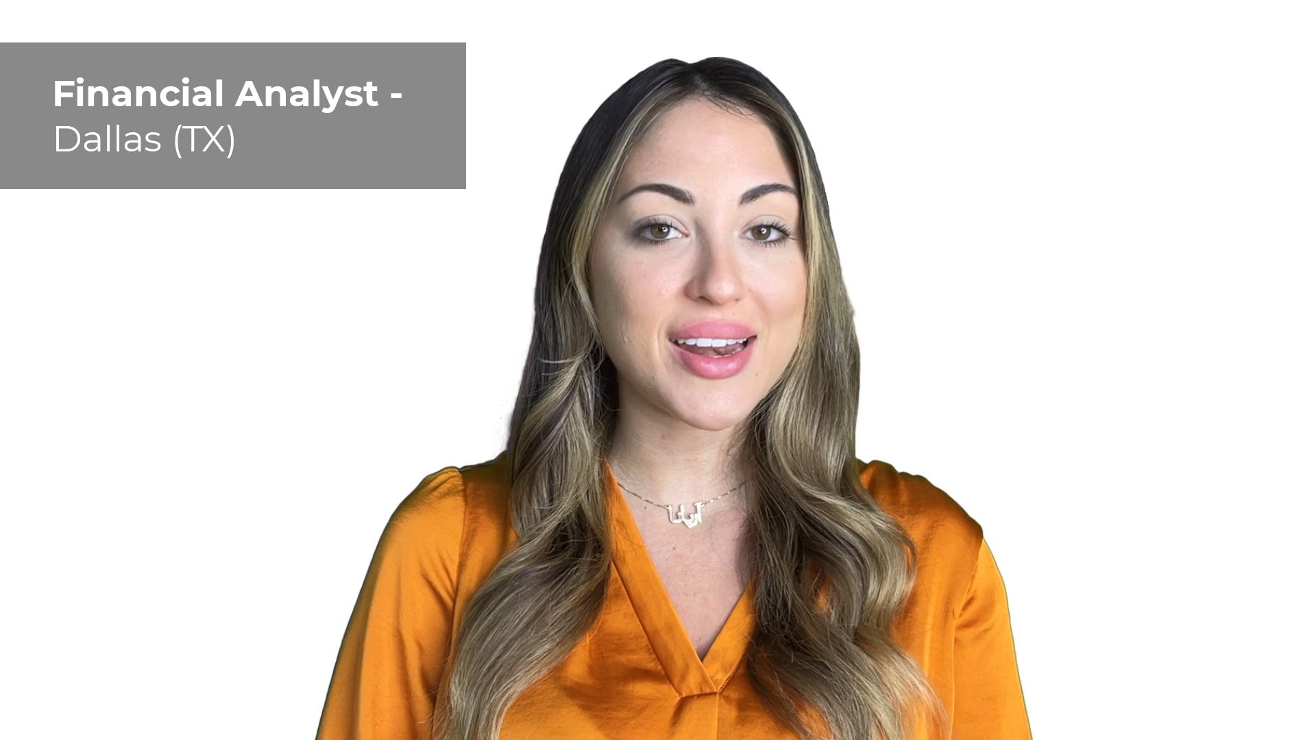 FINANCIAL ANALYST - DALLAS, TX on Vimeo