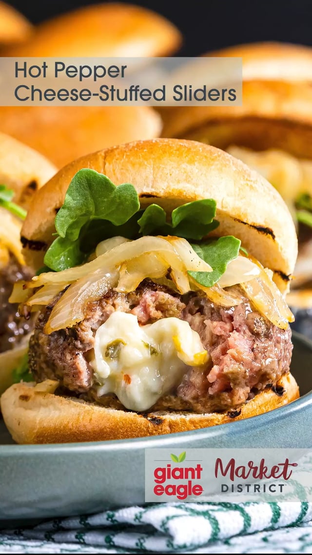 PCKC Tailgate Samples - Hot Pepper Cheese-Stuffed Sliders_Reel_Giant ...