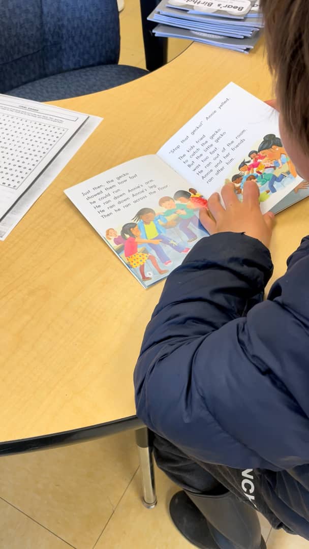 student reading fluently on Vimeo