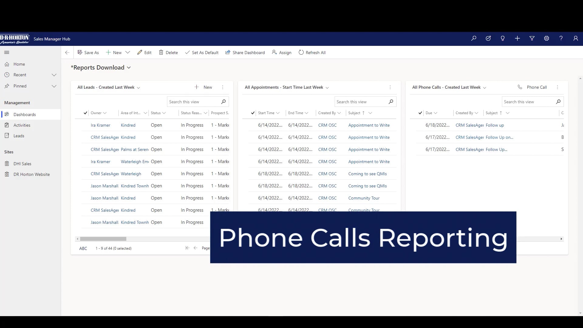 Phone Calls Report Training on Vimeo