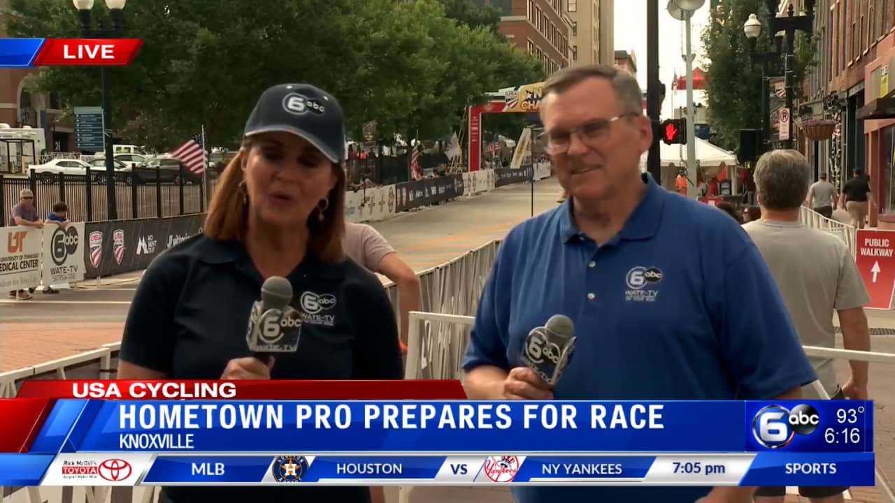 Elizabeth Kuebel - Hometown pro prepares for race LIVE PKG ...