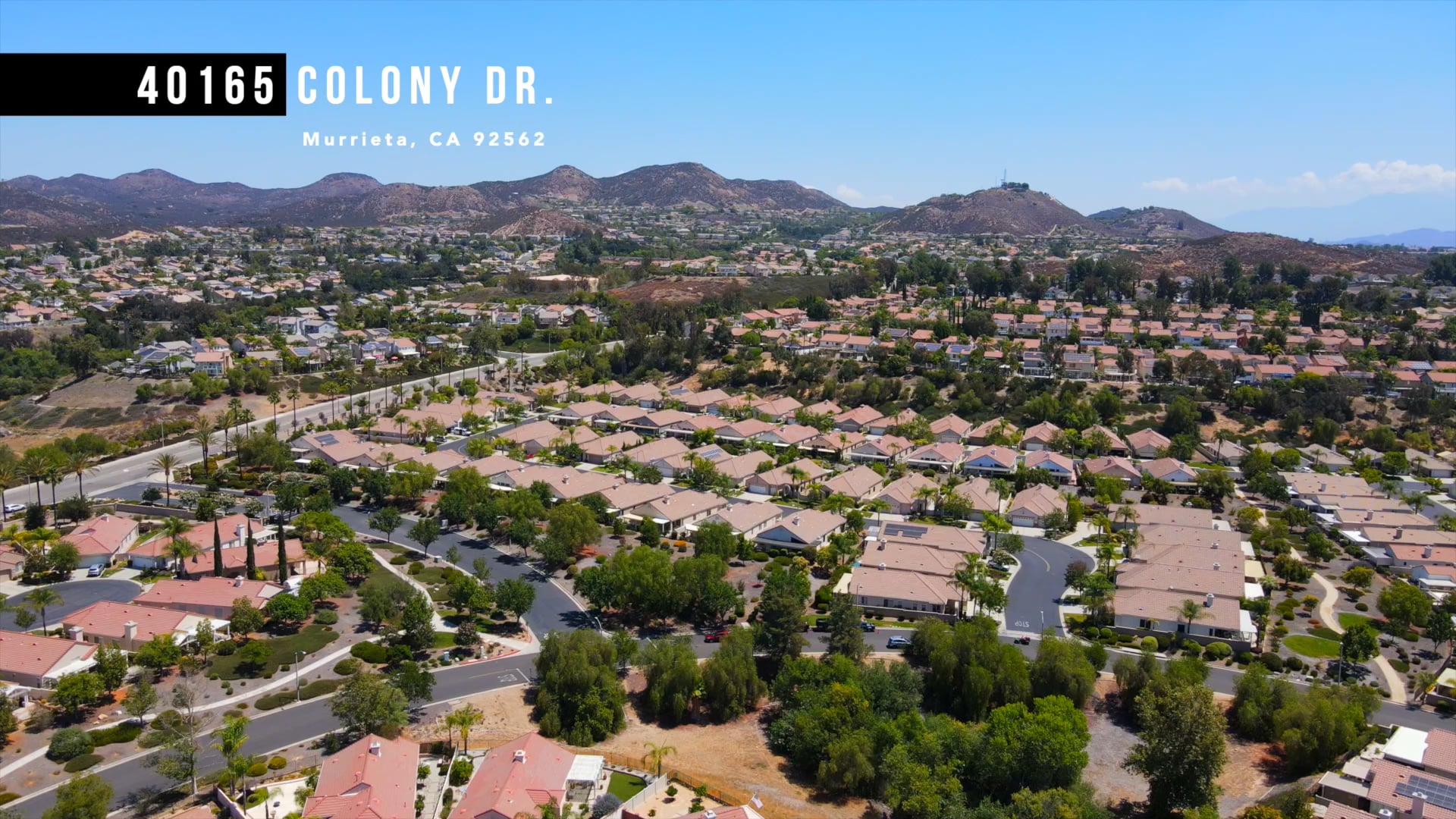 40165 Colony Dr, Murrieta on Vimeo