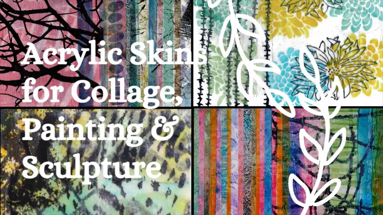 Acrylic Skins For Collage, Painting & Sculpture on Vimeo